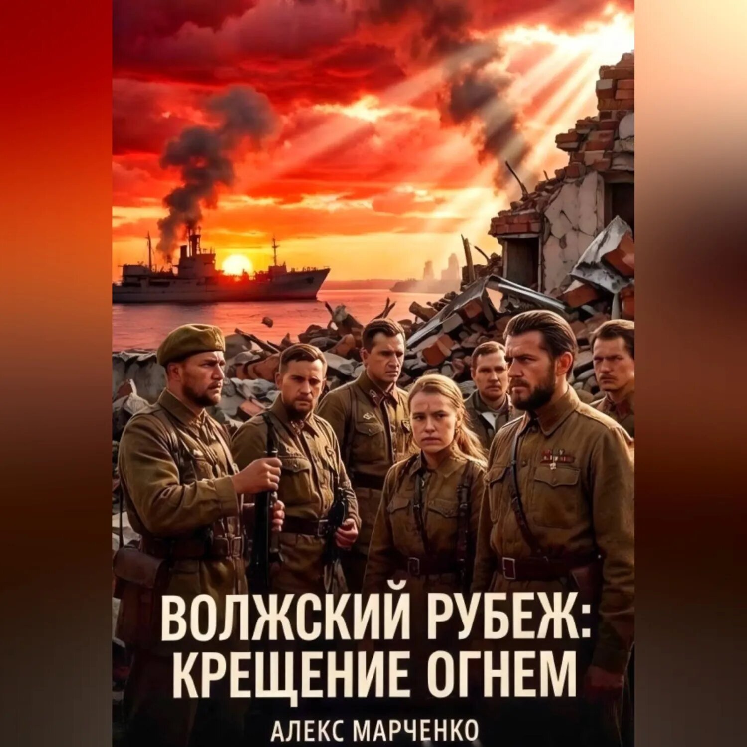 Волжский рубеж. Крещение огнем [Аудиокнига]