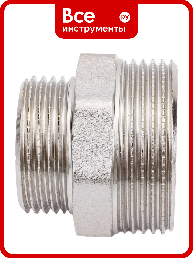 Переходной ниппель STI 1 1/4" х 1" никелированный D270-04979