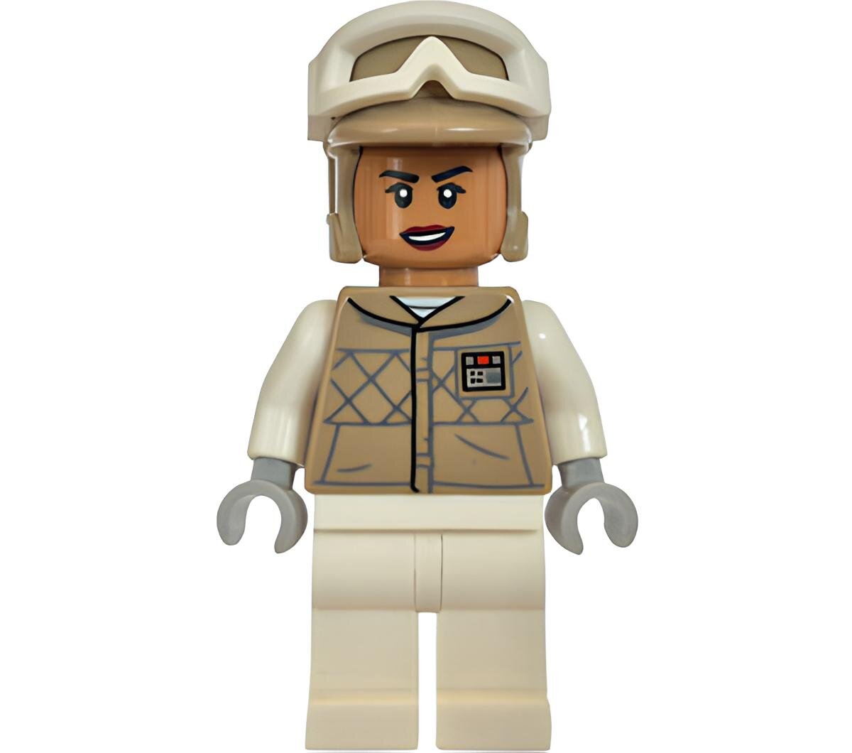 Минифигурка Lego Hoth Rebel Trooper (Female) with Medium Dark Flesh Head sw1313 U