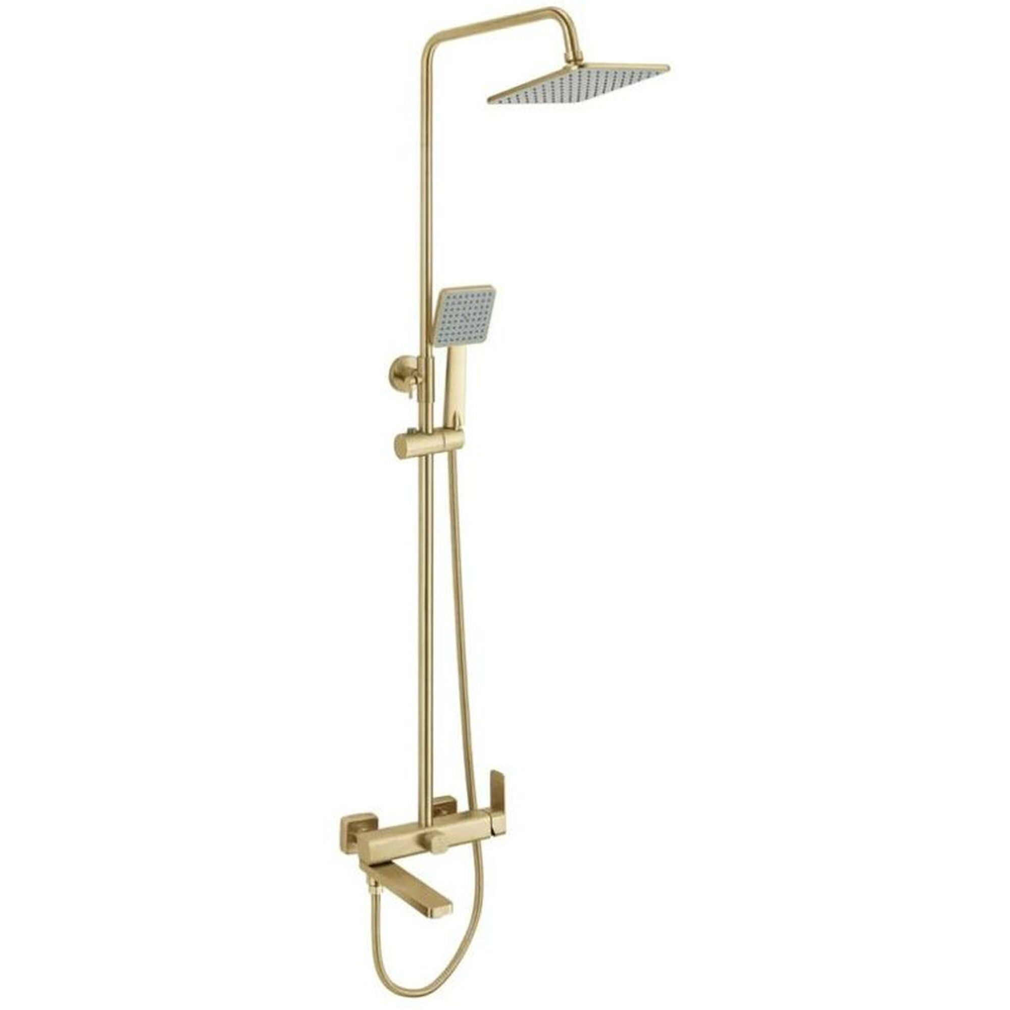 Душевая стойка Fmark (Фмарк) FS8745-22C, матовое золото