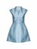 Платье BLANCA VITA V-neck flared dress, размер 38, blue
