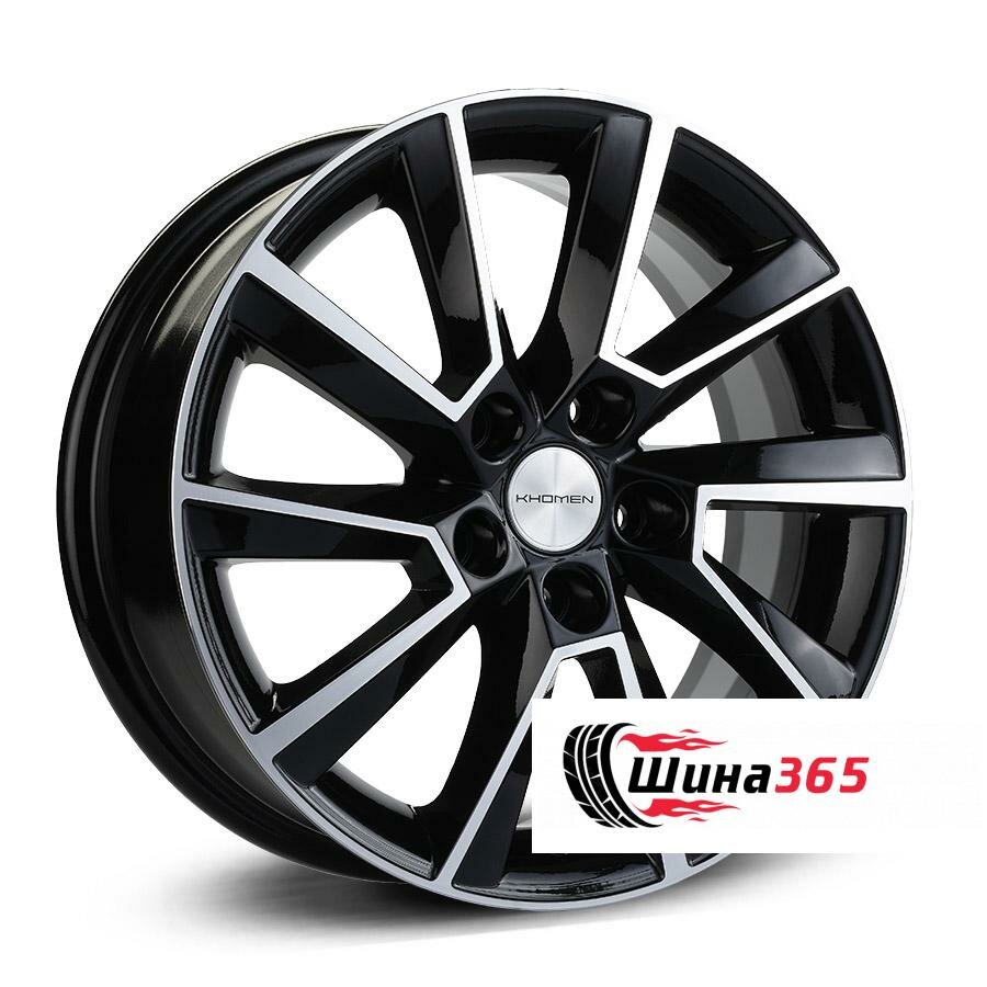 Литой колесный диск KHOMEN WHEELS 1507 R15 / 6J PCD 5x100 ЕТ 38 ЦО 57.1 BFP