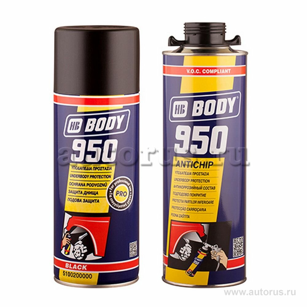 Аэрозольный антикор. состав Body 950 сер. 0,4л BODY 5100700000