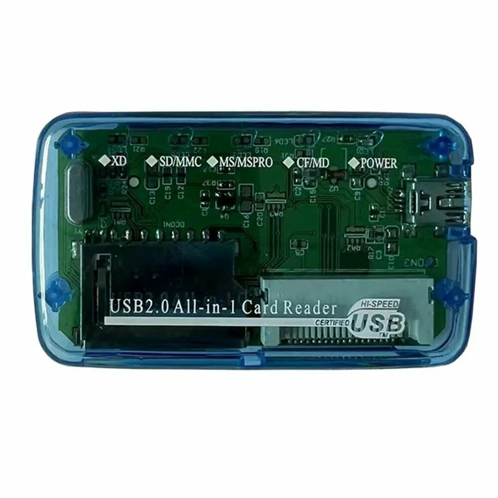 USB 2.0 Кард-ридер Dongle CF MS TF M2 XD SD Карта памяти B