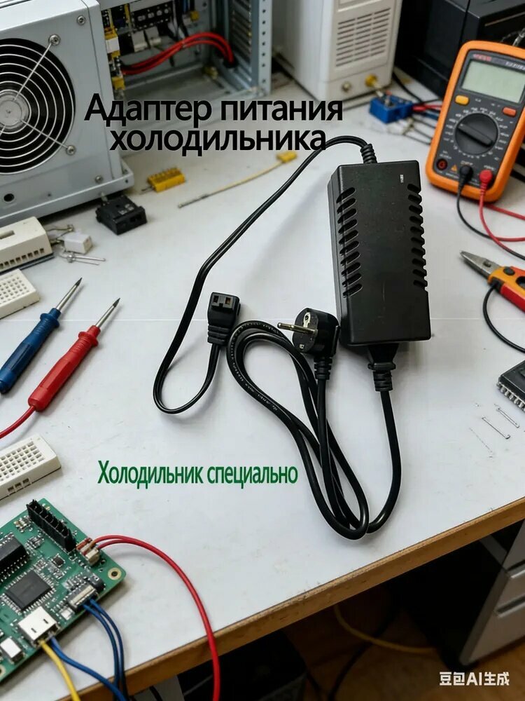 Блок питания GEALFIS 60Вт 14.5В для автохолодильников Alpicool, Libhof. Адаптер для переносного холодильника. Надежный и компактный источник питания в дорогу