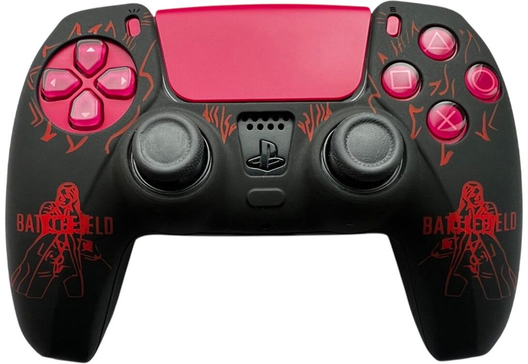 Защитный силиконовый чехол Silicone Case for Controller Playstation DualSense Battlefield V |87 (PS5)