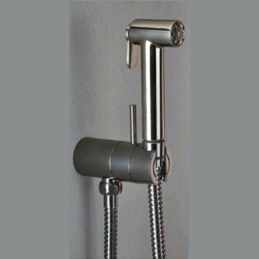 Гигиенический душ Nicolazzi Tondo 5523TCR со смесителем и держателем, без шланга.