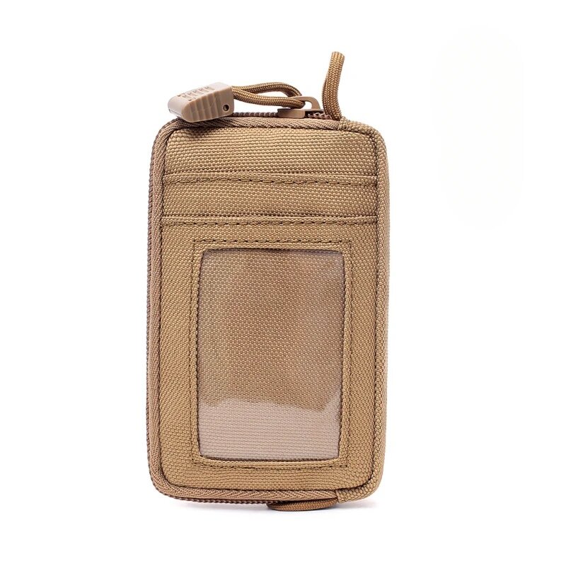 Тактический кошелек Khaki с ID-панелью и молнией