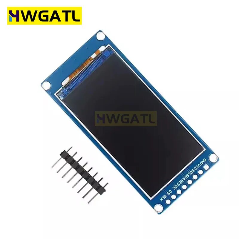 1,9-дюймовый модуль IPS TFT ЖК-дисплея 170x320 HD SPI-экран — широкий угол обзора, микросхема драйвера ST7789 для проекта Raspberry Pi/ArduinoDIY