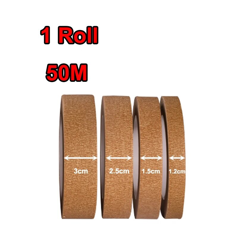 Малярный скотч коричневый 15 мм 10 м Width 30mmx50M