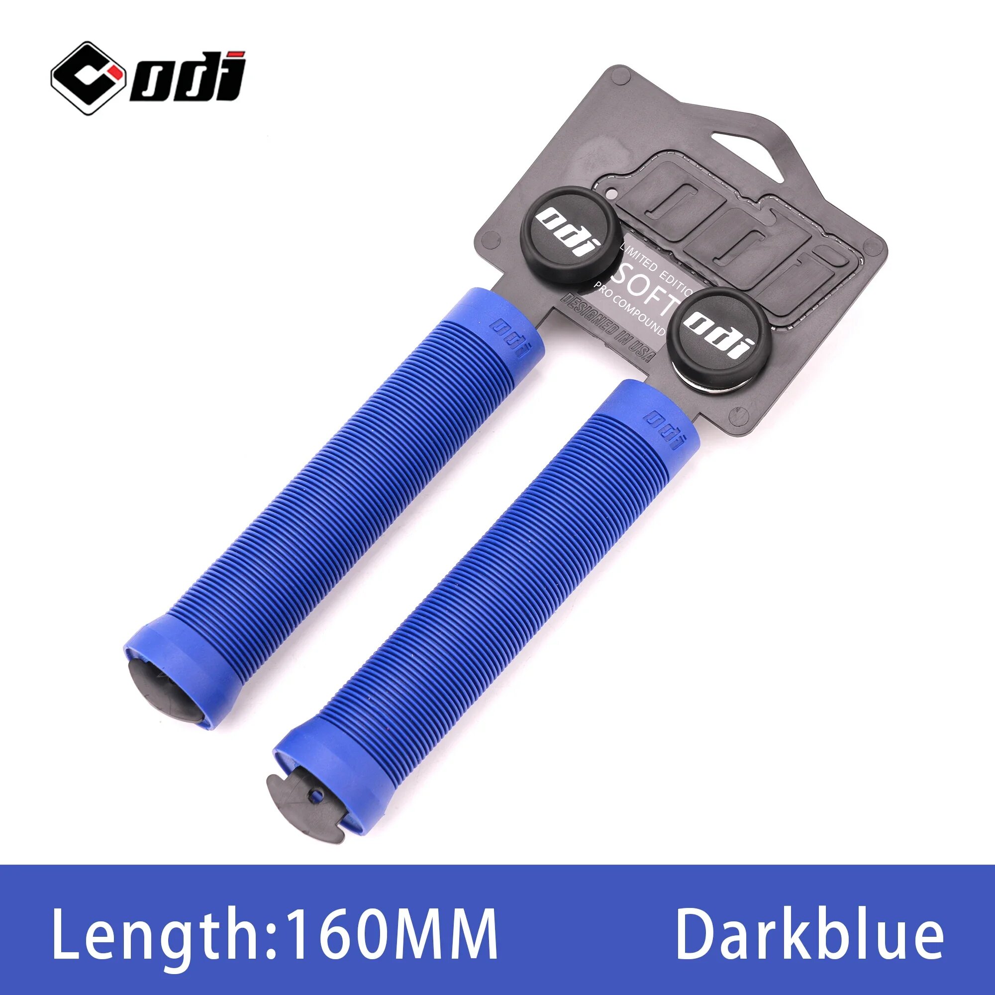ODI TW160 Ручки для руля 160 мм Темно-синий, TW160-Blue