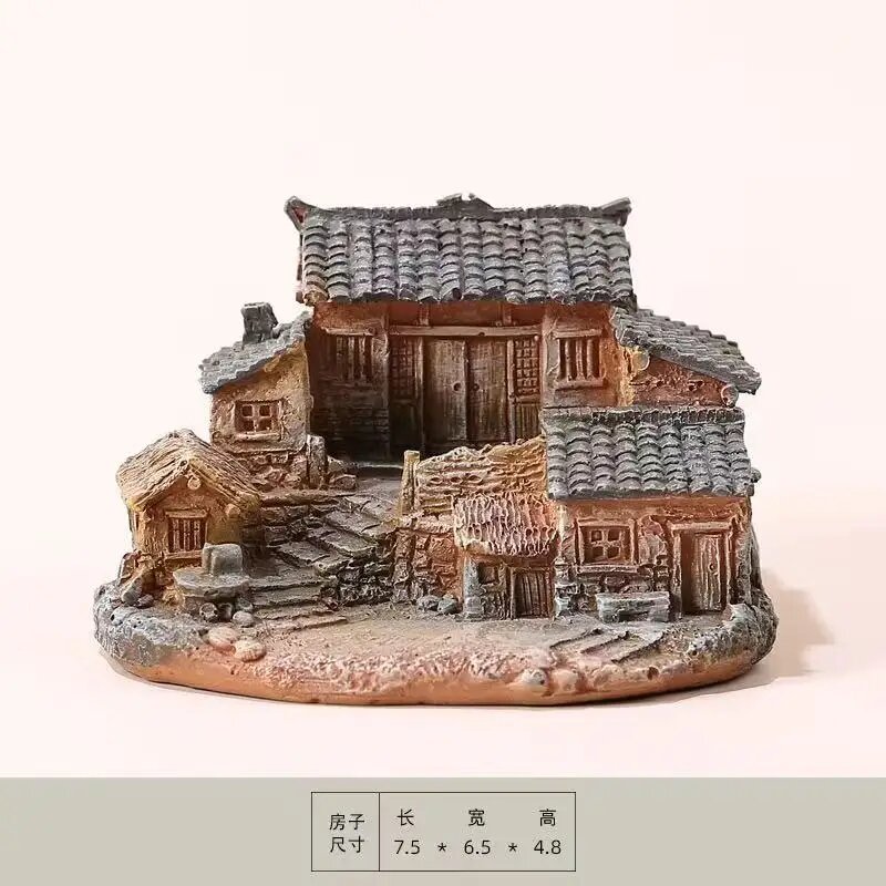 Деревенский домик из смолы