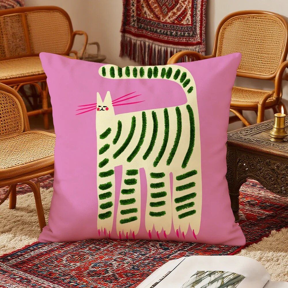 Чехол для подушки "Кошка", 30x30 см, цвет 3