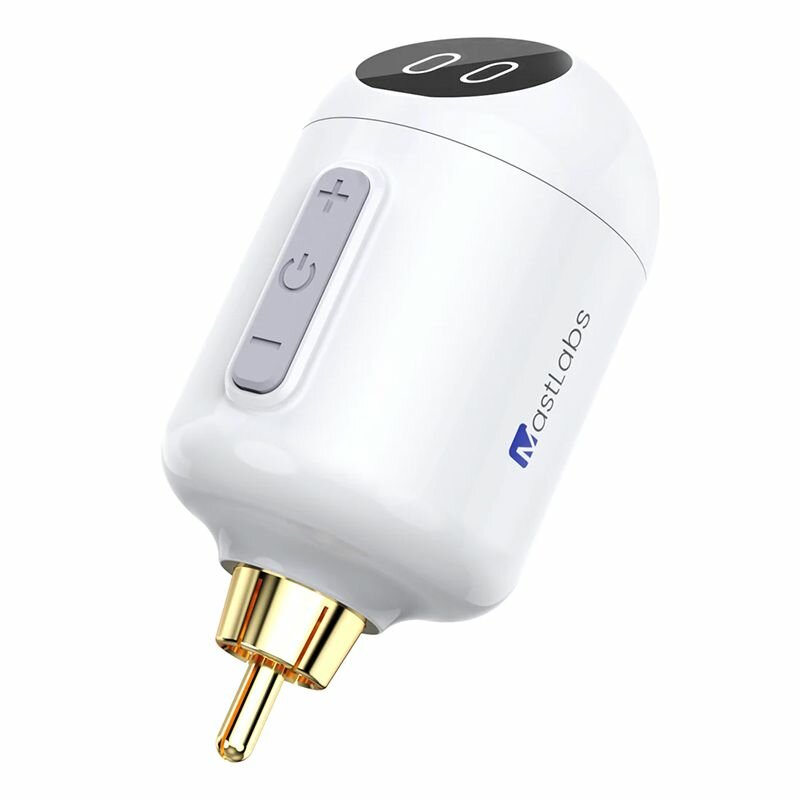 Беспроводной блок питания для тату машинки Mast Labs Airbot Smart P320 RCA White