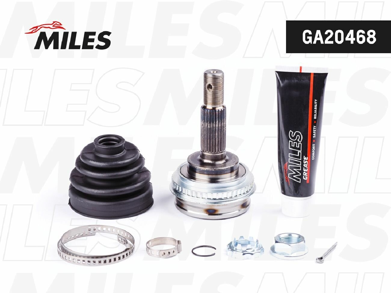 ШРУС TOYOTA CARINA E/COROLLA/CELICA/CARINA II 1.3-1.8 87-00 нар.(ABS), MILES GA20468