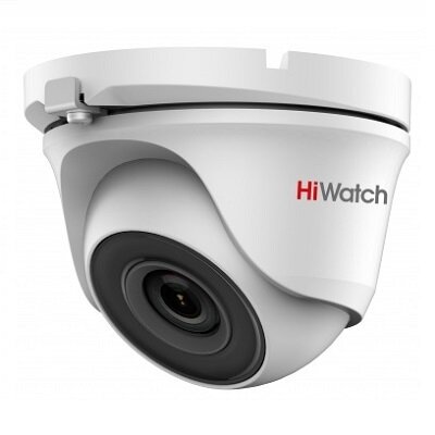 HiWatch DS-T203S (3.6 mm), 2Мп уличная купольная HD-TVI камера с EXIR-подсветкой до 30м