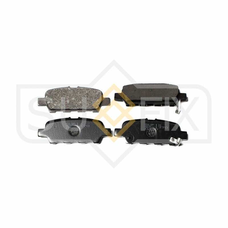 SUFIX Колодки тормозные задние NISSAN Juke 1.2-1.6T 10>/ Teana(J32) 2.5-3.5 08>/ Tiida 1.2-1.6 14>/ X-Trail(T32) 2.0 14>/ Cube(Z12) 1.5D-1.6 10>