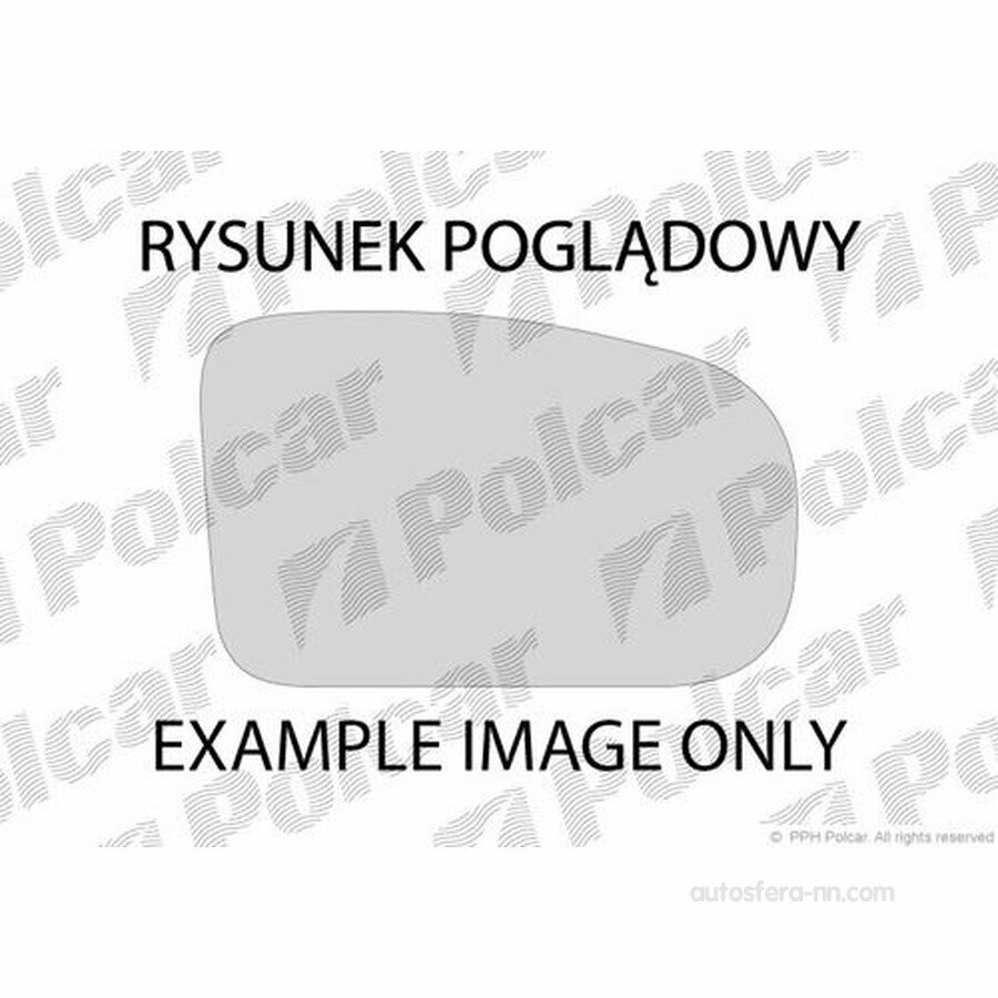 POLCAR 816655E Стекло зеркала внешнего POLCAR 816655-E