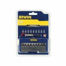 IRWIN Набор насадок ударопрочных 2 x PH1 / 5 x PH2 / 2 x PH3-25 мм + держатель 10 шт