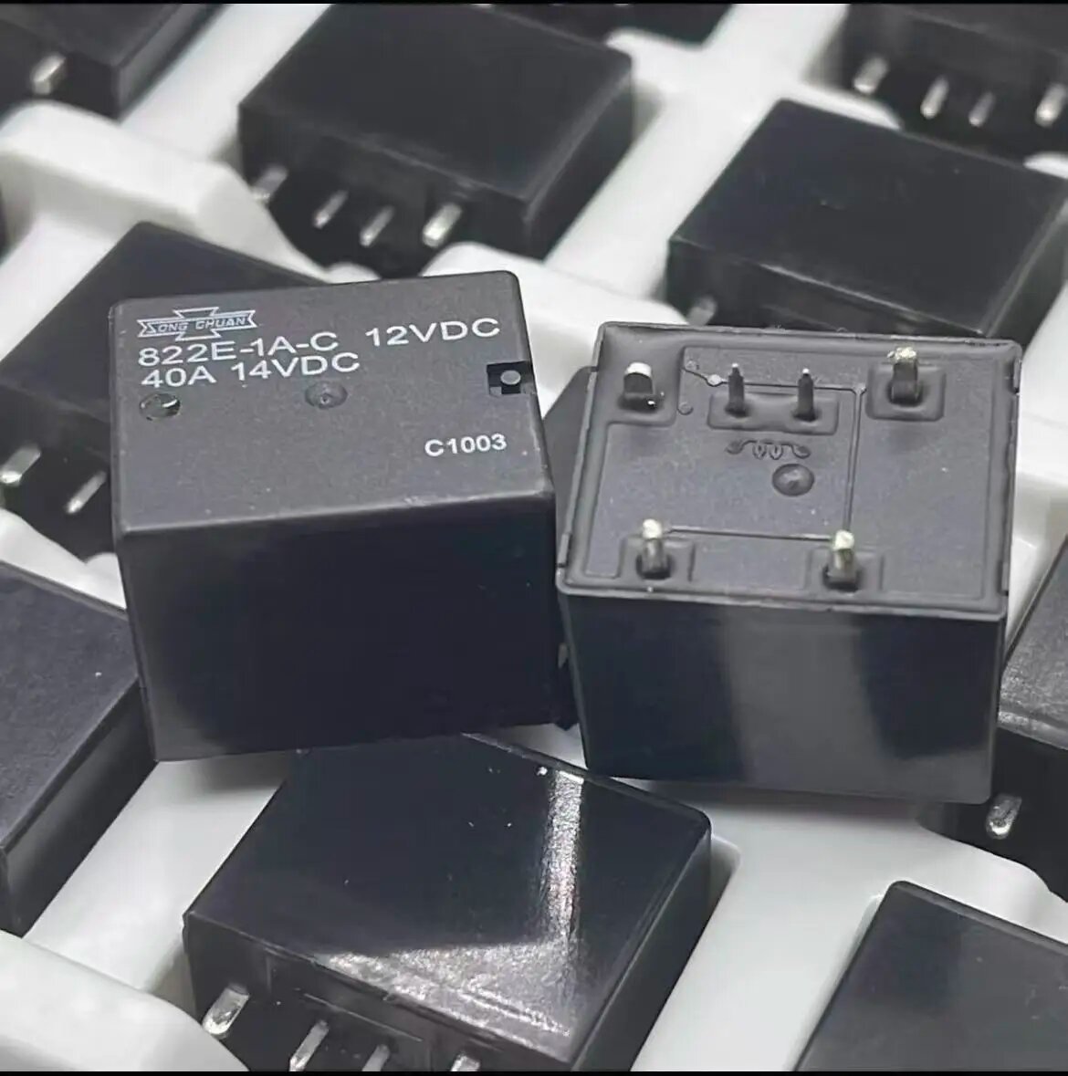 Электромагнитное реле 40А 12Vdc, Model 822En-1a-s