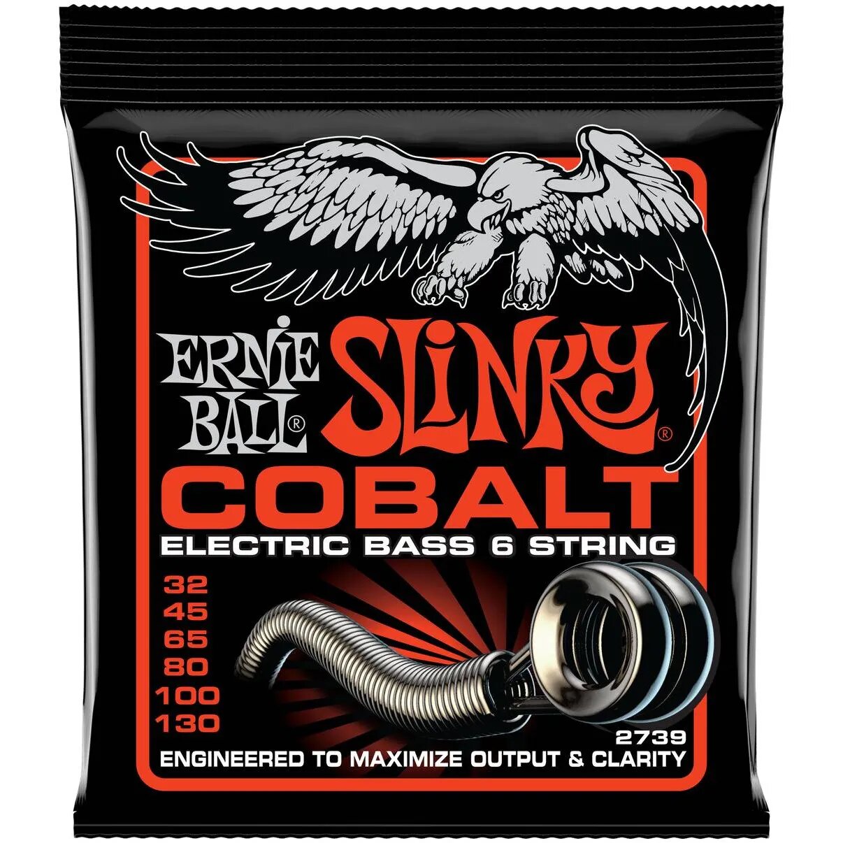 Струны для бас-гитары Ernie Ball 2739 Cobalt Slinky