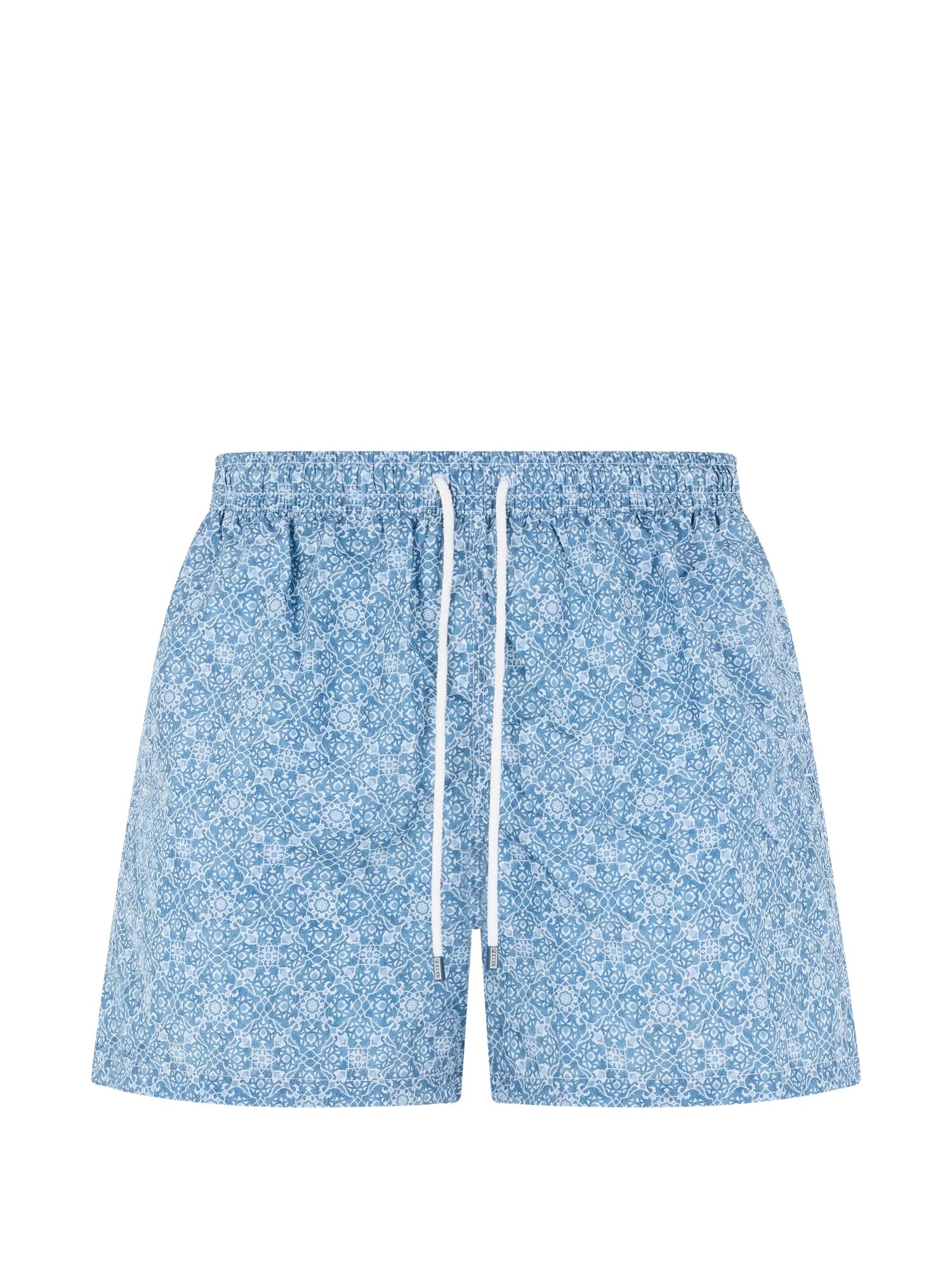 Шорты для плавания Geometric-pattern drawstring swim shorts