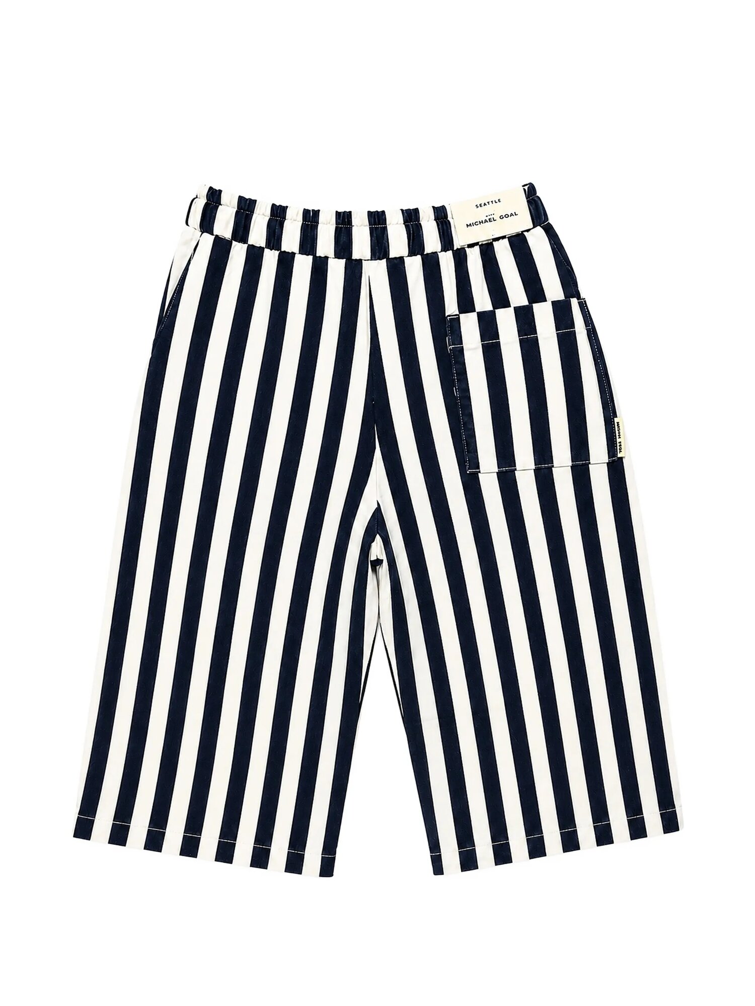 Брюки Michael Coal Striped drawstring trousers, размер 14 лет, синий — фото 1