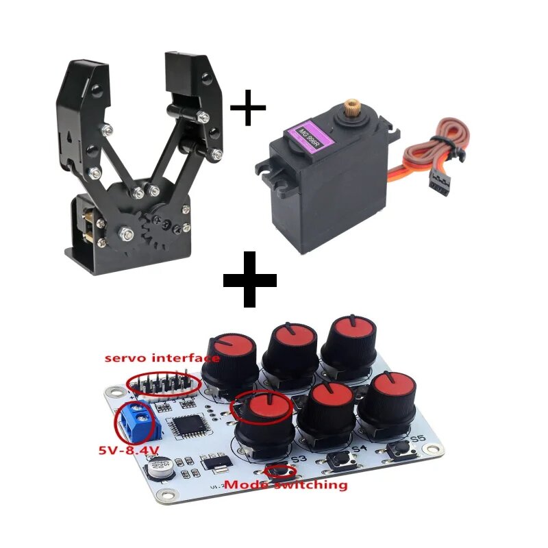 Механический коготь для робота Arduino, Full Set 2