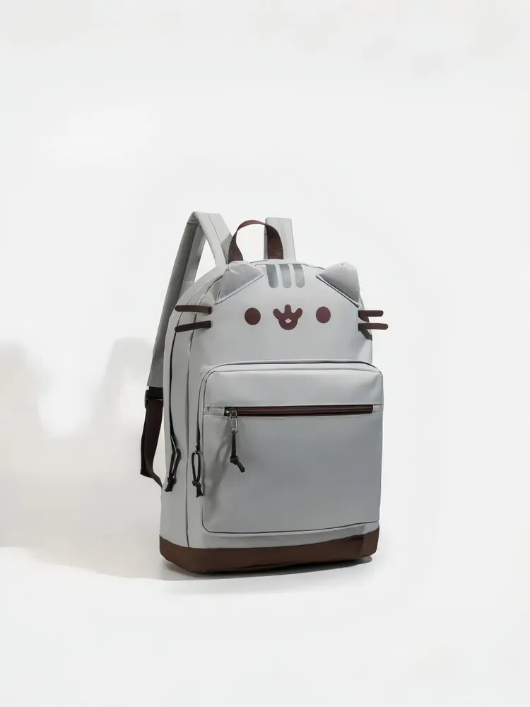 Рюкзак в стиле Pusheen, милый кошачий дизайн, вместительный школьный рюкзак — фото 1