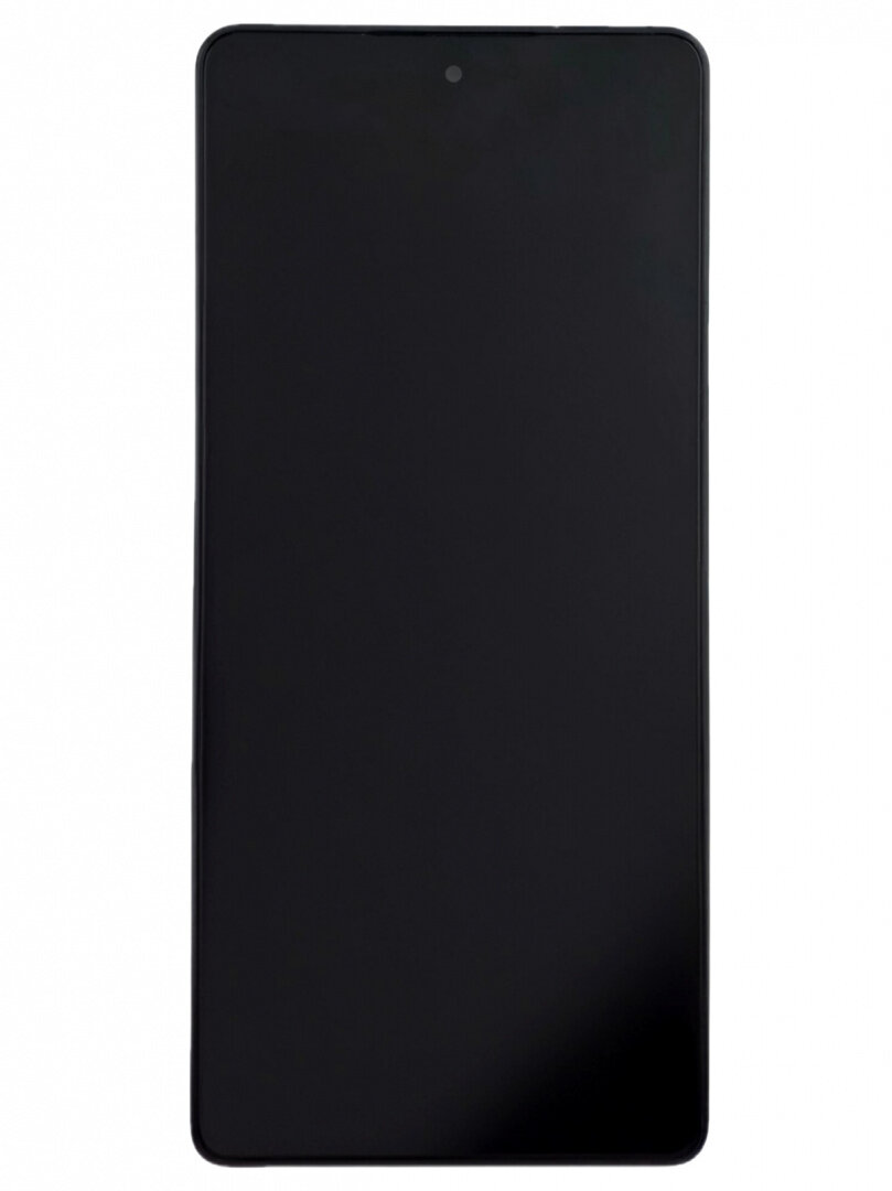 Дисплей для Tecno Pova 6 4G в рамке, черный, orig