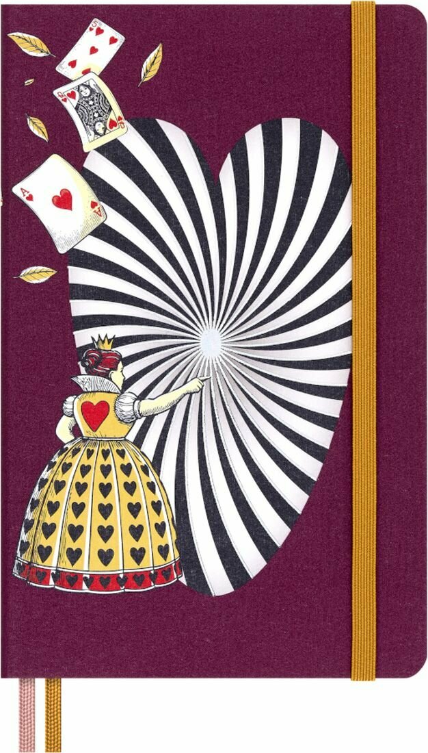 Блокнот MOLESKINE Alice in Wonderlad 13х21 см 176 стр. без разметки