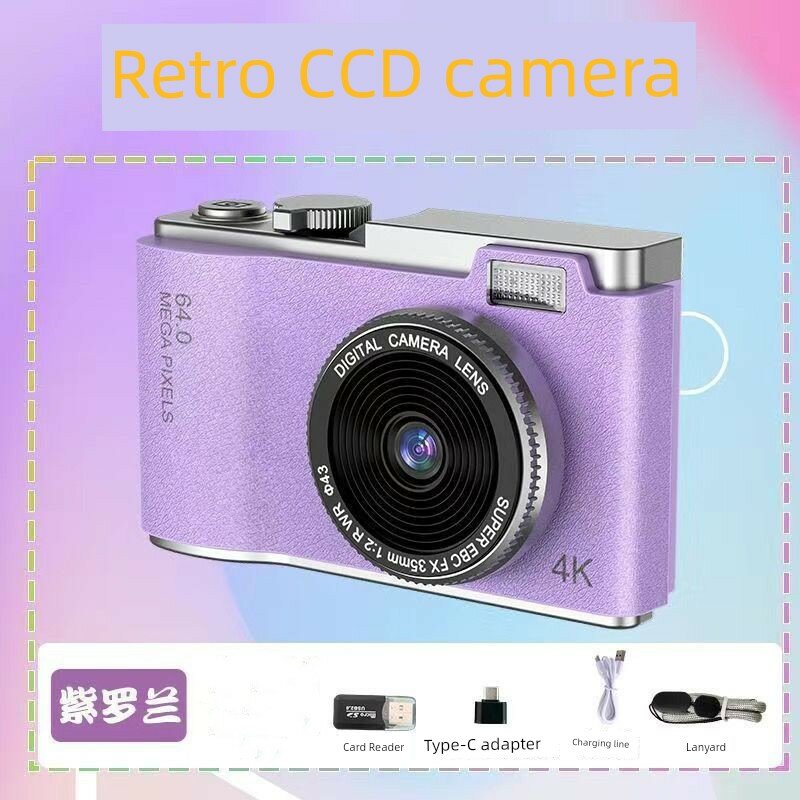 C5 Holiday Edition Фиолетовый 9600 МП двухкамерный фотоаппарат с вспышкой, 16 ГБ карты памяти