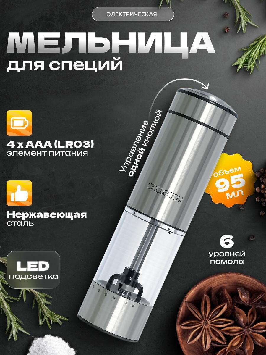 Электрическая мельница Circle Joy Spice Electric Grinder (CJ-EG13)