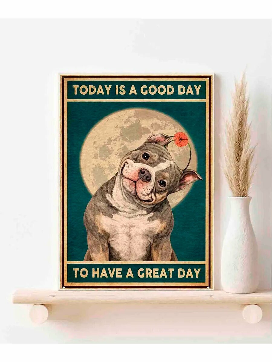 Американский булли, Today is a Good Day, Плакат 30x42см