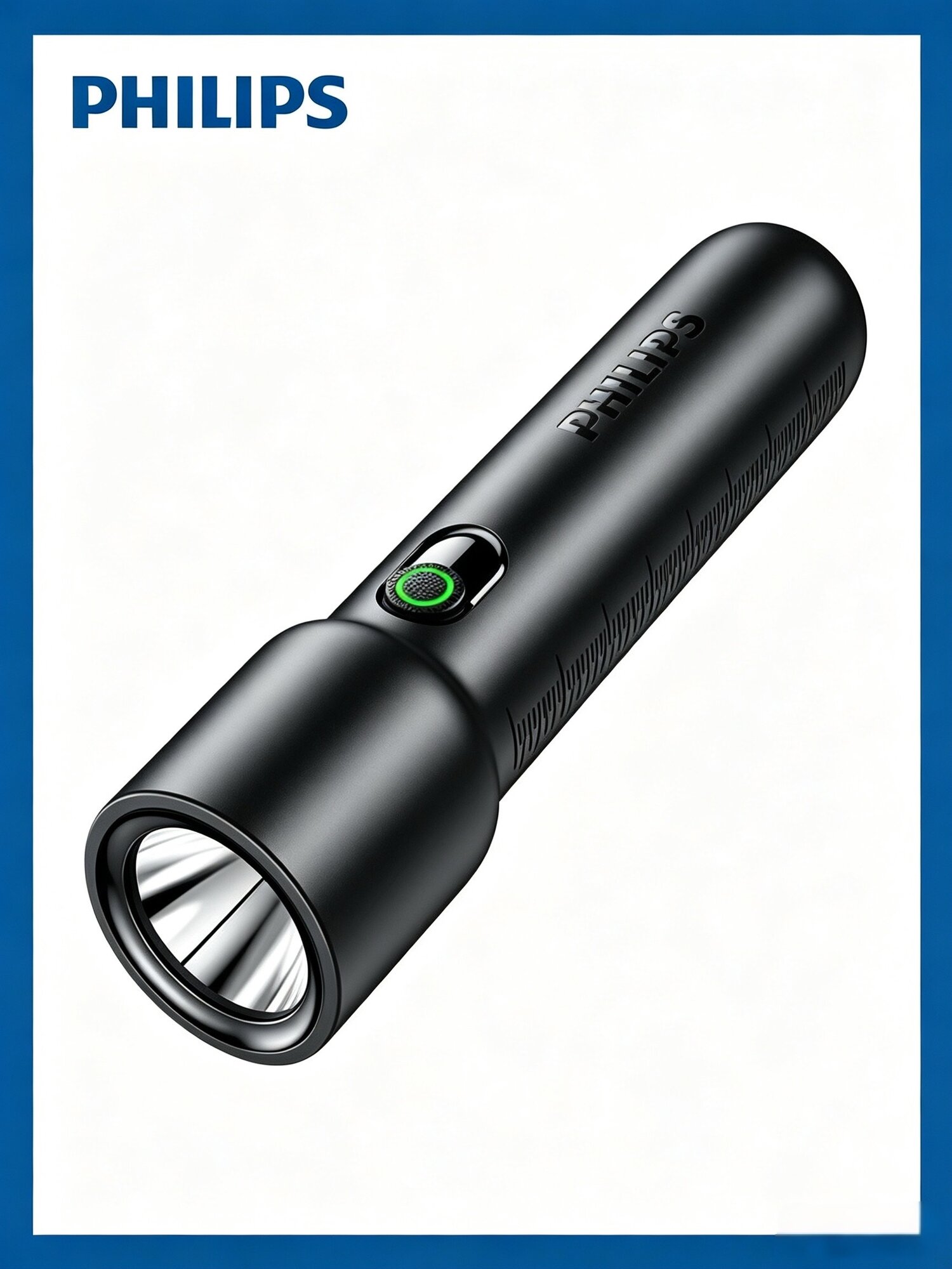 Фонарик Philips SFL1403, ручной, с телескопическим зумом, аккумуляторный