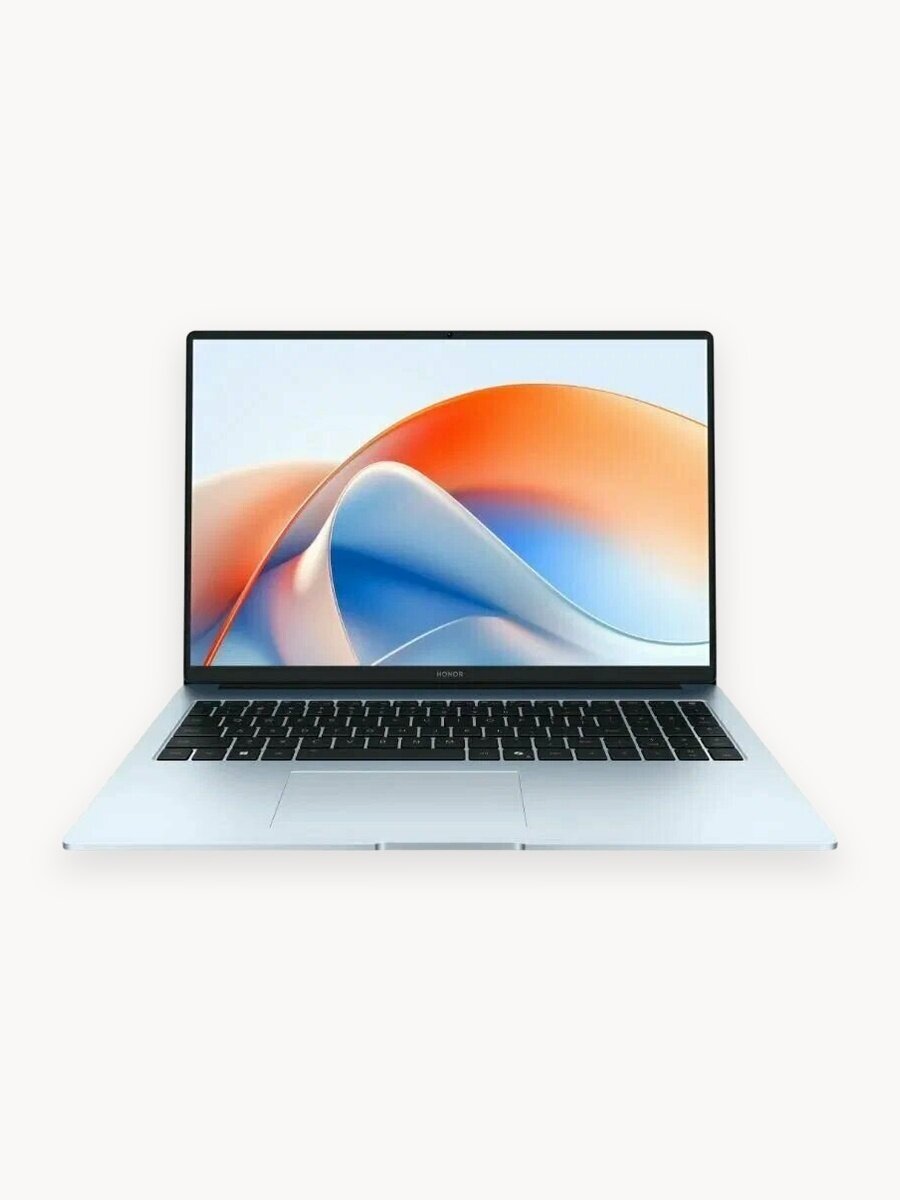 16" Ноутбук Honor MagicBook X16 Plus, BRB-5211, 2560x1600 IPS 120Гц, Intel Core 5 220H (2.7 ГГц), RAM 32 ГБ LPDDR4х, SSD 512 ГБ, Intel Arc Graphics, Windows 11 Pro + MS Office Pro, Голубой, Русская раскладка