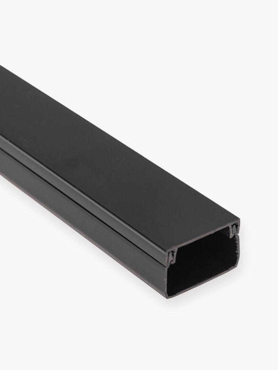 Кабель-канал REXANT 25х16 мм 2 метра упаковка черный, пластик