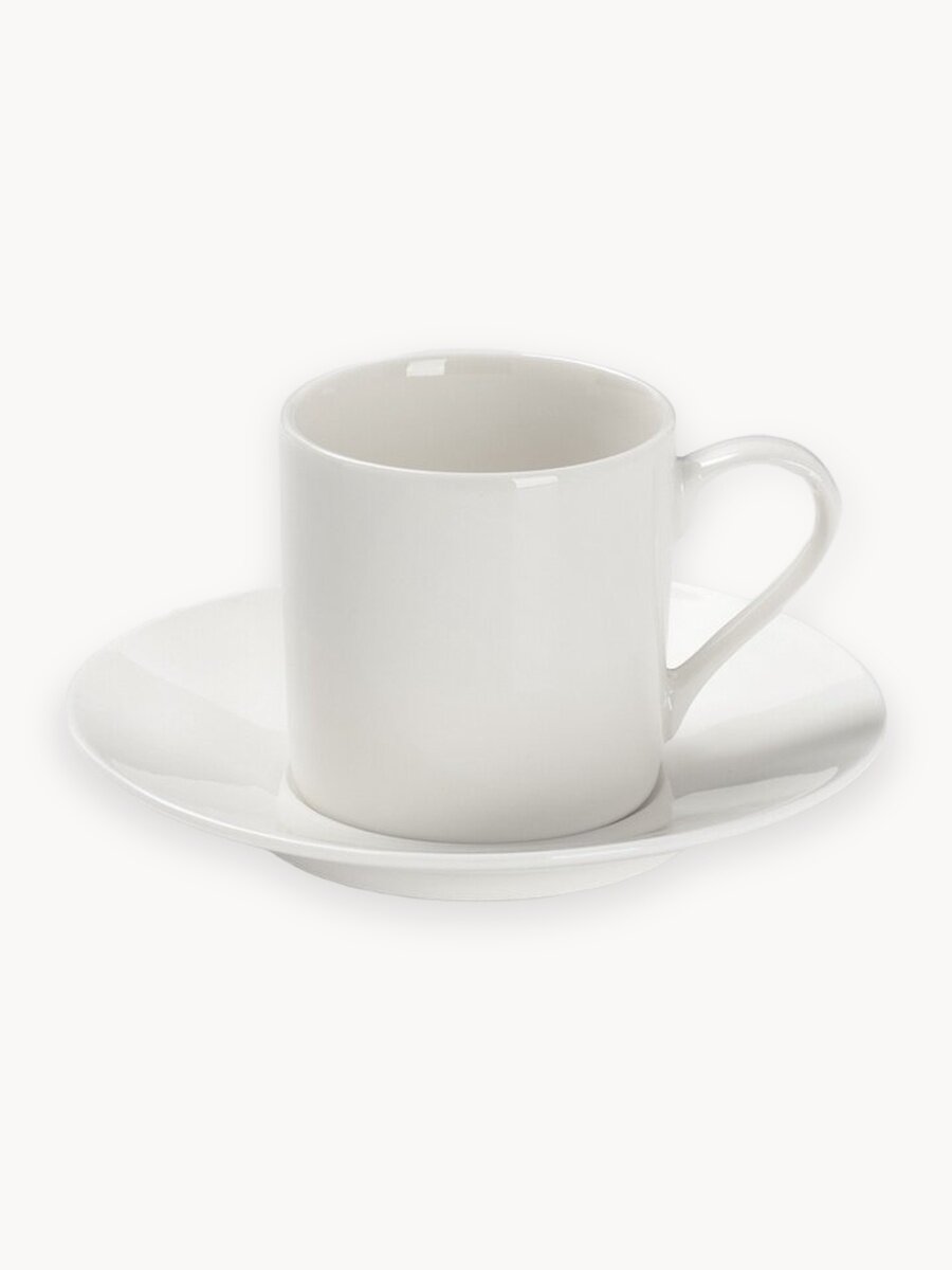 Чайная пара Подарочная Magisto English tea party, 120 мл, фарфор, белая