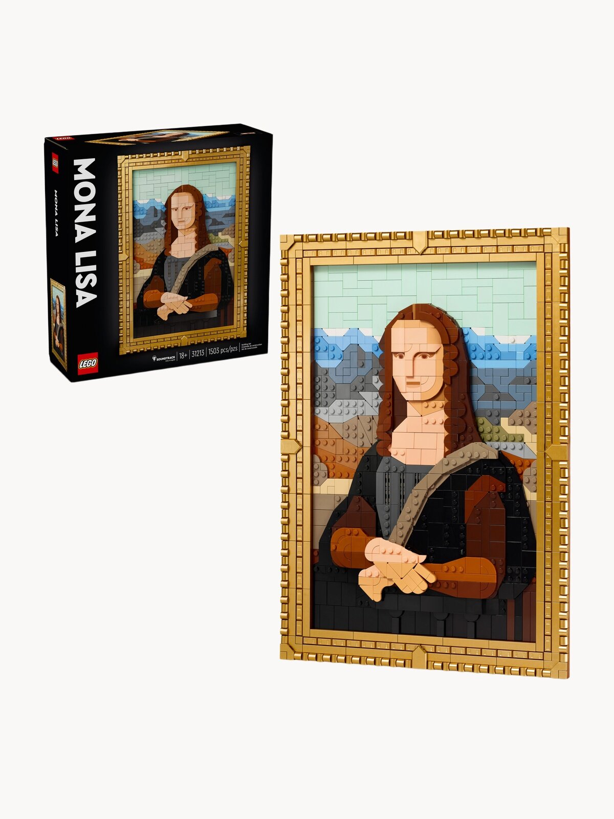 Конструктор LEGO Art Mona Lisa 31213 Мона Лиза, 1503 дет., разноцветный