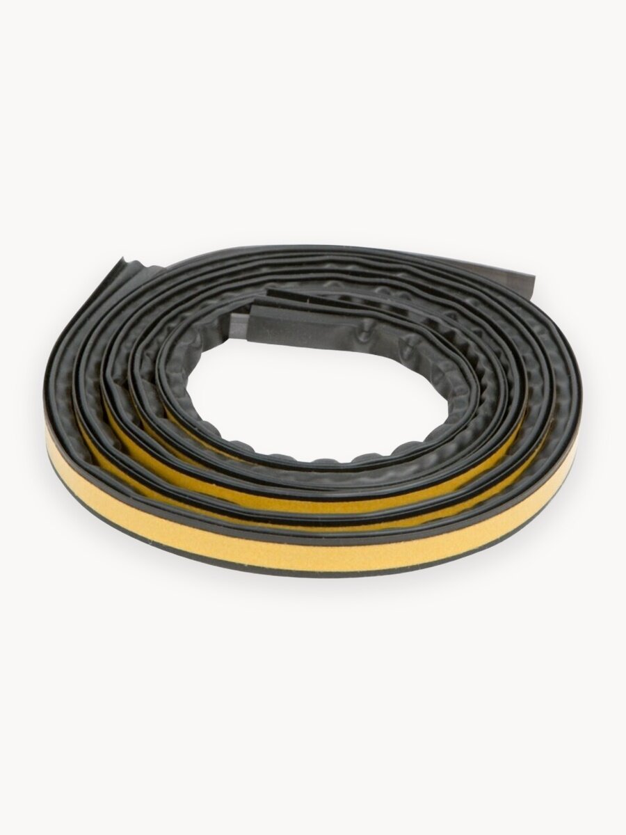 Уплотнитель двери магнитный ТР-2 Самоклеящийся компл.3шт 2,10м черный арт 734001