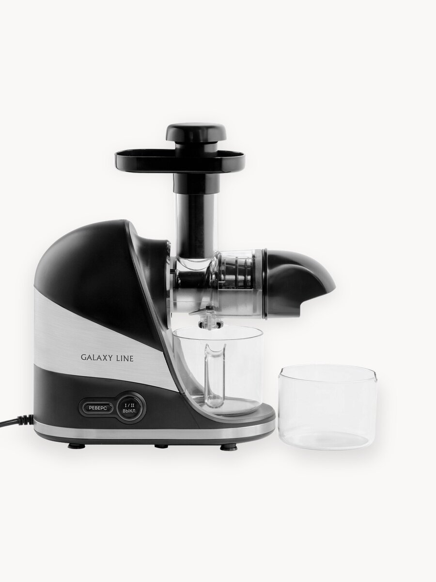 Шнековая соковыжималка GALAXY 0817 с медным двигателем и LED-подсветкой