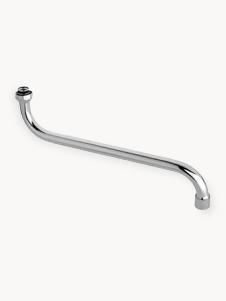 Излив Ledeme L7130S для ванны, латунь, хромированное покрытие, длина 30см