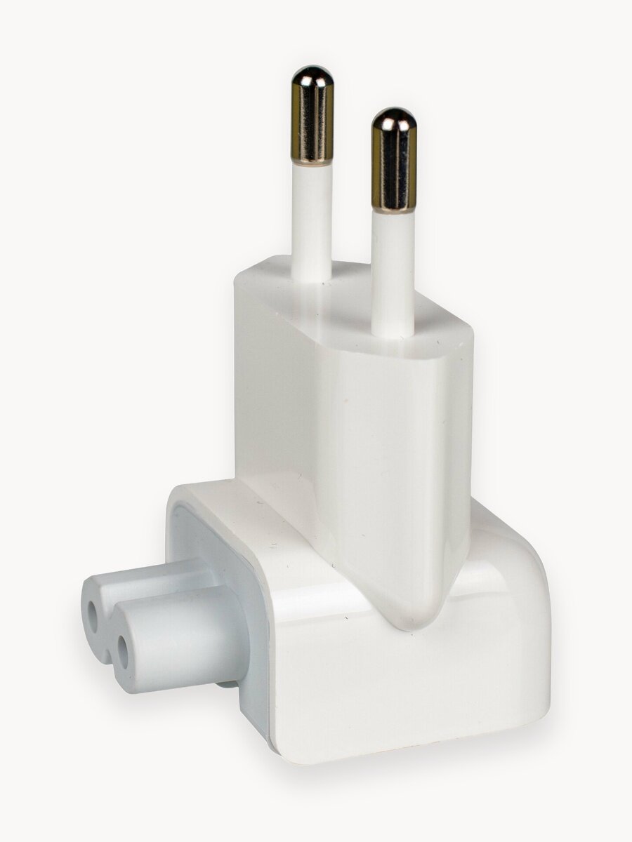 Переходник для блока питания Apple Euro Plug adapter (белый)