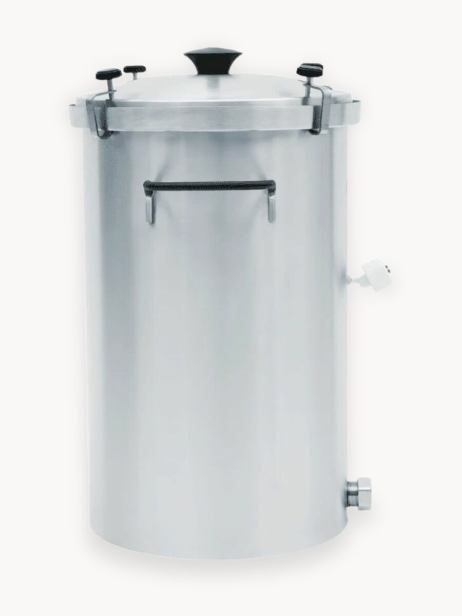 Коптильня горячего копчения домашняя Браво 2 из нержавеющей стали, 30 л