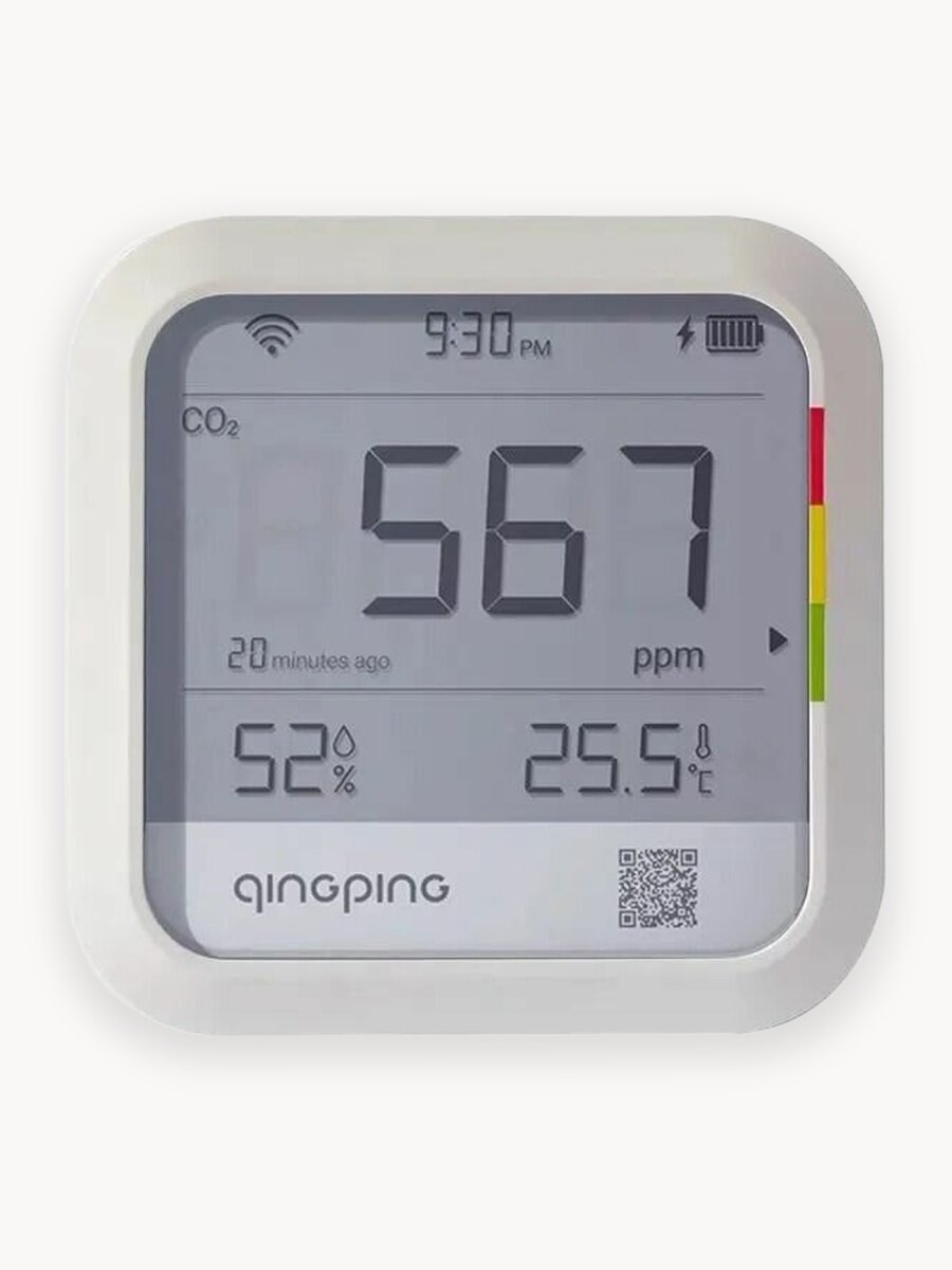 Анализатор качества воздуха Qingping Air Monitor CGP22C версия Wi-Fi, Белый