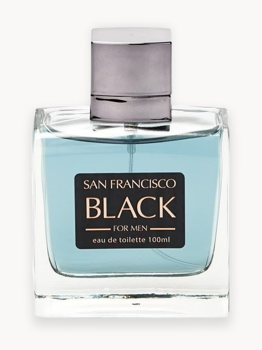 Туалетная вода RM San Francisco Black мужская, стойкий, древесный, цитрусовый, Бергамот, Яблоко, Кедр