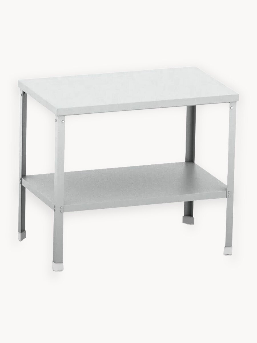 Стол разделочный без борта СР-АБВ-ПО 1200х600х870 (столешница нерж, полка сплошная и каркас оцинк.)
