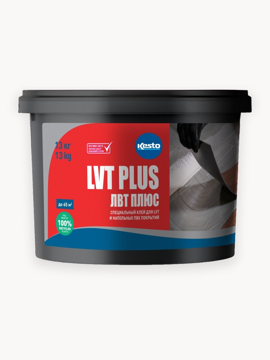 KESTO LVT - клей для кварцвиниловой плитки и напольных покрытий, ведро 4 кг