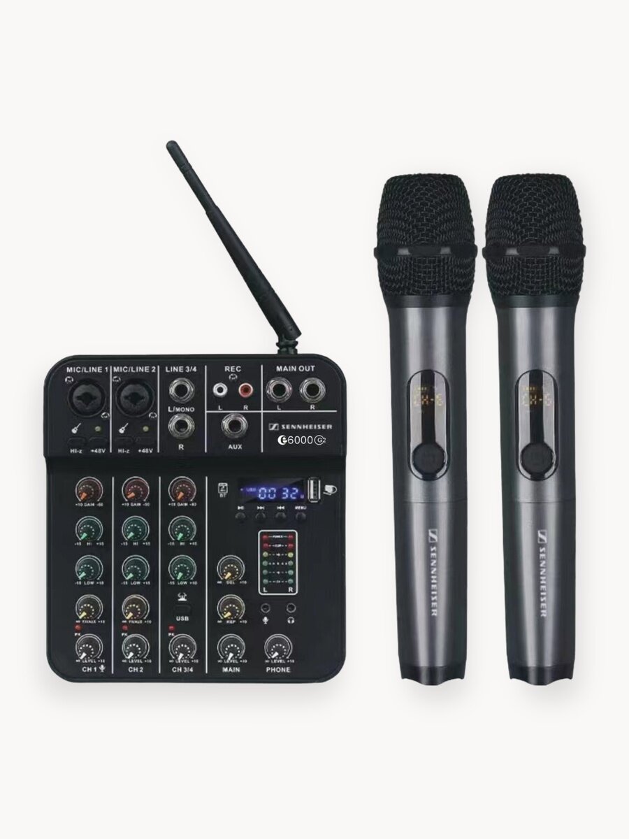 Профессиональные радиомикрофоны с микшером Sennheiser 6000