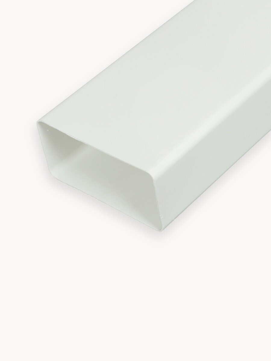 Воздуховод вентиляционый пластик, диаметр 110 мм, плоский, 55 мм, 1 м, Event, 55110 В1